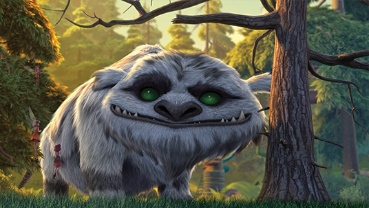 NeverBeast Gruff with Tinker Bell and two other Fairies from Tinker ...