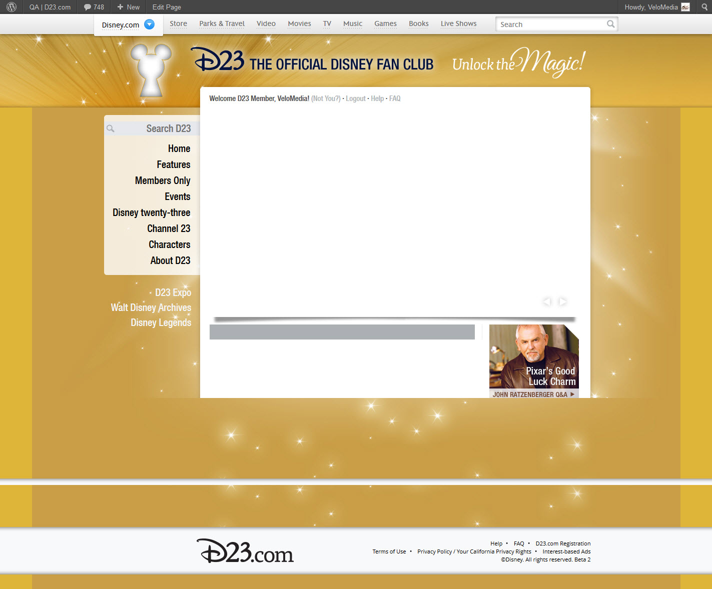 SAMPLE Gallery for Content - D23