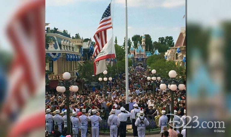 The Disneyland Flag Retreat—A Time-Honored Tribute on Main Street, U.S ...
