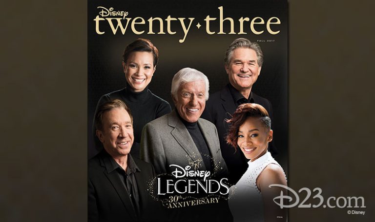 Celebrate 30 Years of Disney Legends in the Newest Issue of Disney ...