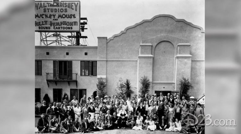 Walt Disney and Staff at the Hyperion Studio - D23