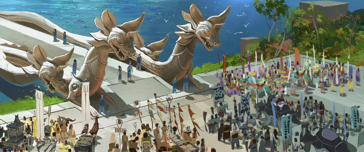 Kumandra Comes Alive in Concept Art from Raya and the Last Dragon - D23