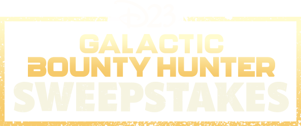 D23 Galactic Bounty Hunter Sweepstakes Logo - D23