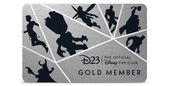 D23 Gold Membership Card Selection - D23