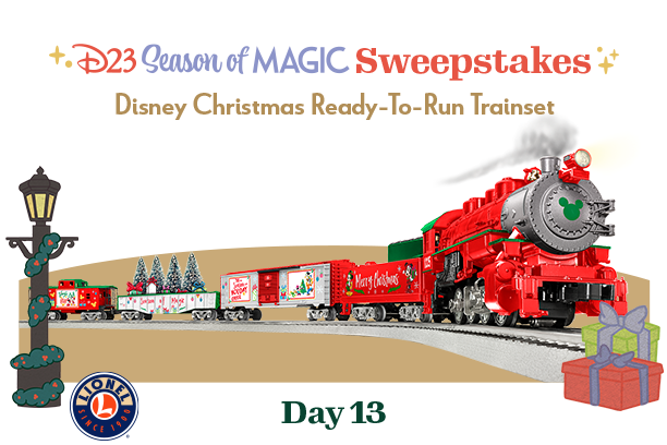 Disney Christmas Read-To-Run Trainset presented by Lionel Trains - D23