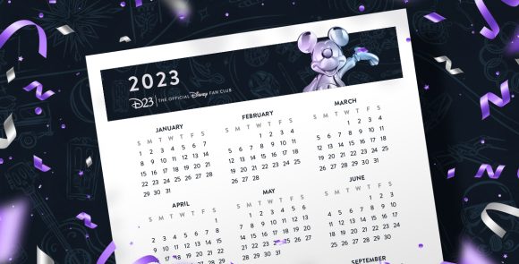 Downloadable: Official Calendar 2023 - D23