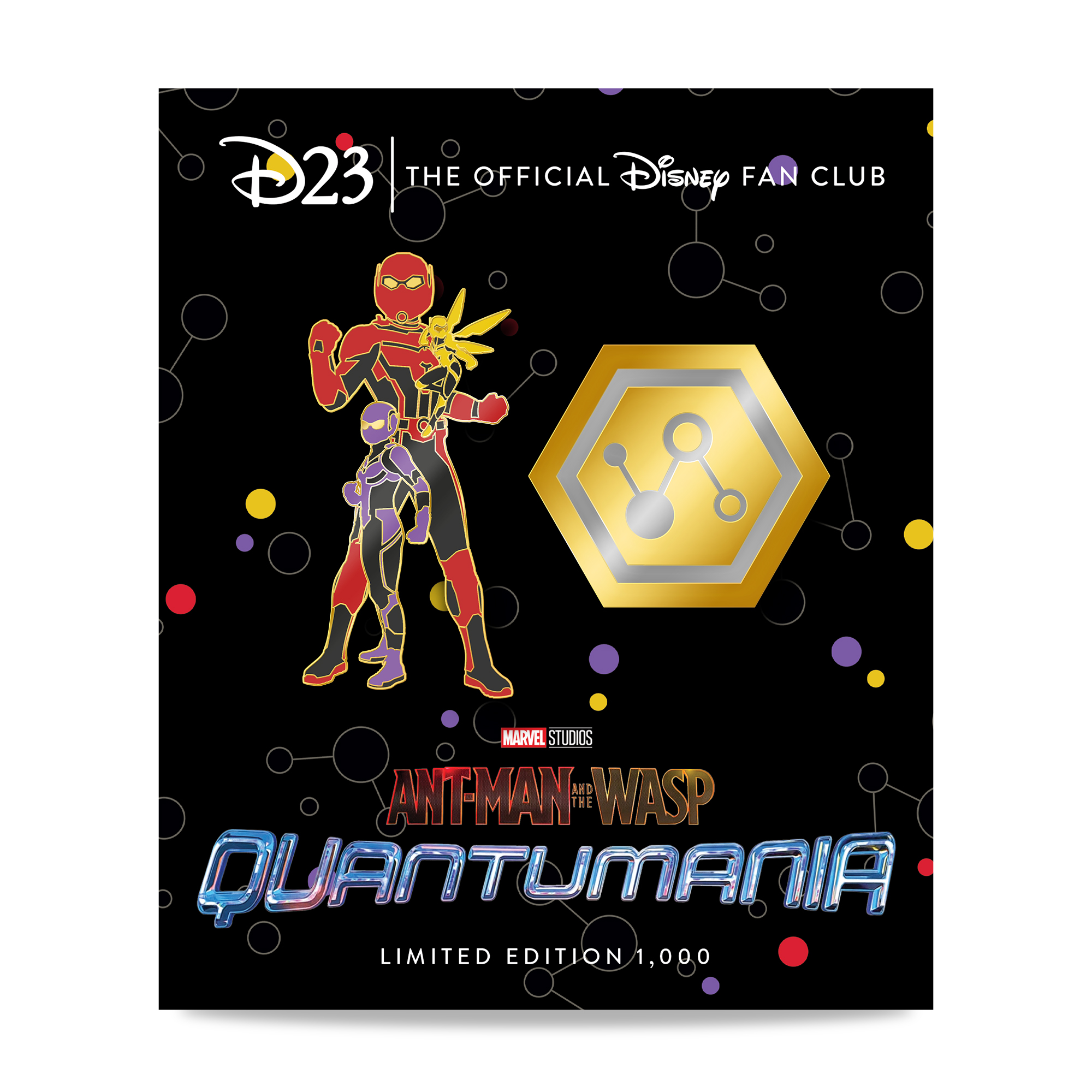 Ant-Man and the Wasp: Quantumania Limited Edition Pin Set - D23