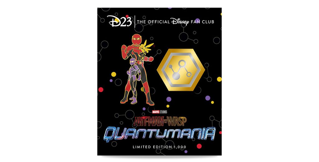 D23 Gold Member Exclusive Ant-Man and The Wasp: Quantumania Pins - D23