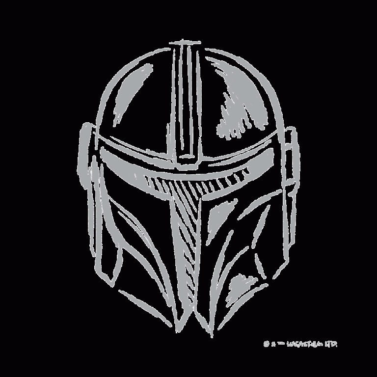 D23 Stickers - Mando Helmet - D23