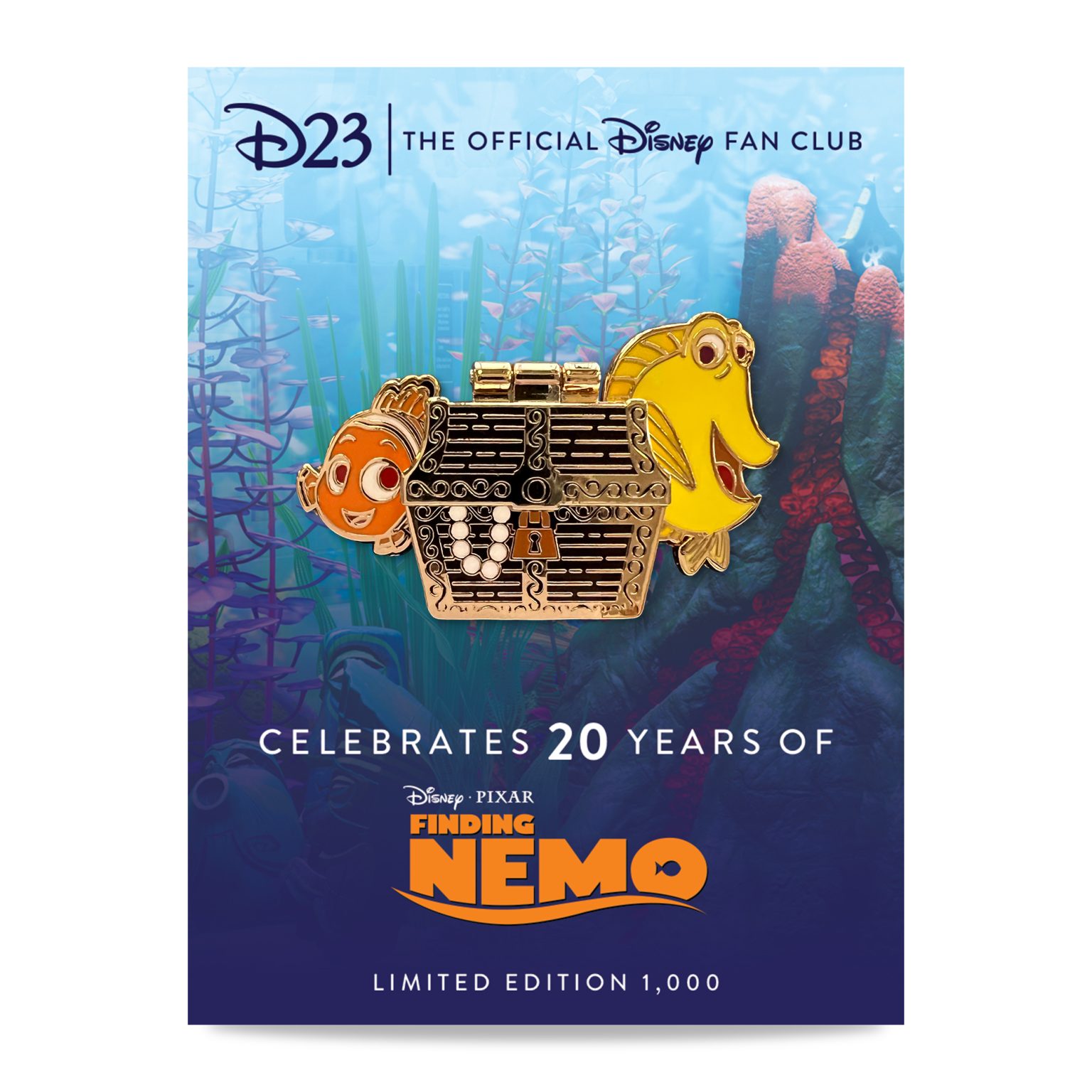Celebrate 20 Years of Finding Nemo with this Treasure of a Pin! - D23