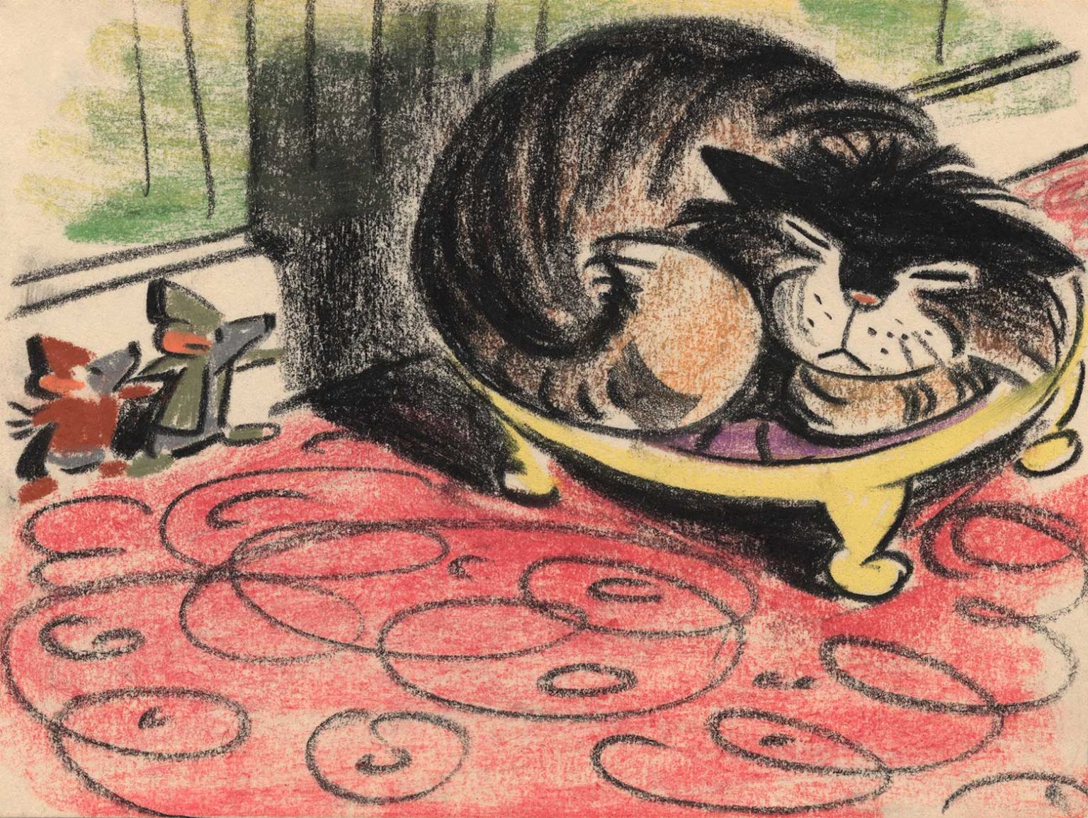 Concept-art;-Lucifer-in-Cinderella-(1950);-Courtesy-of-the-Walt-Disney ...