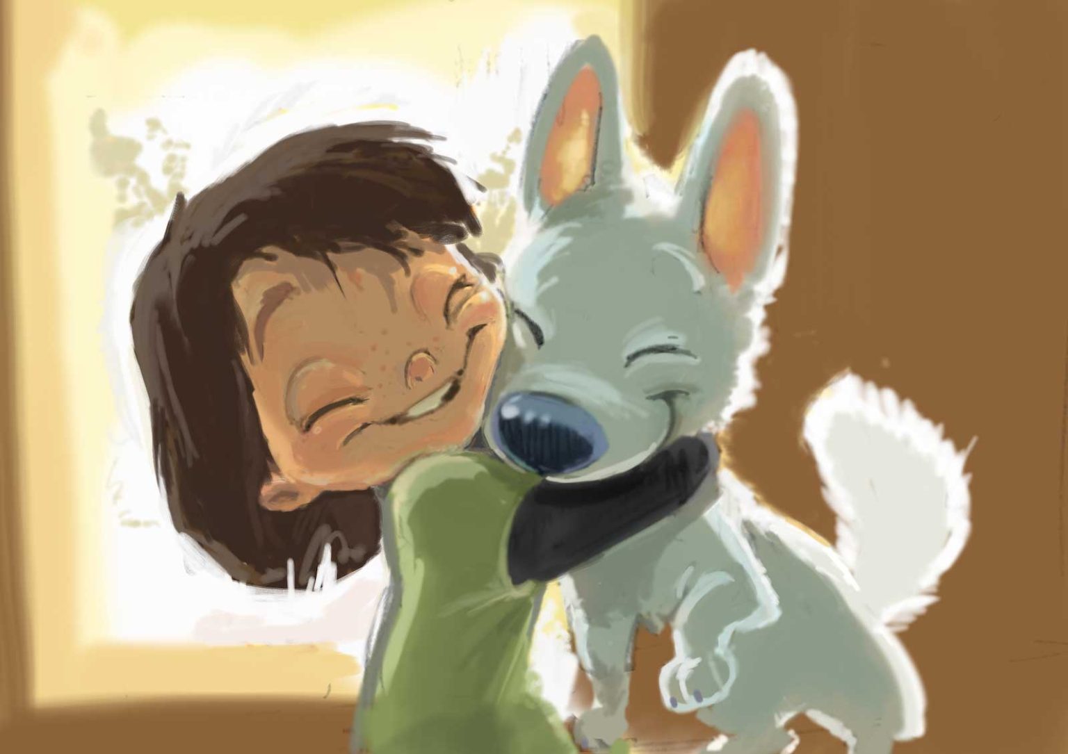 Concept-art;-Penny-and-Bolt-in-Bolt-(2008);-Courtesy-of-the-Walt-Disney ...