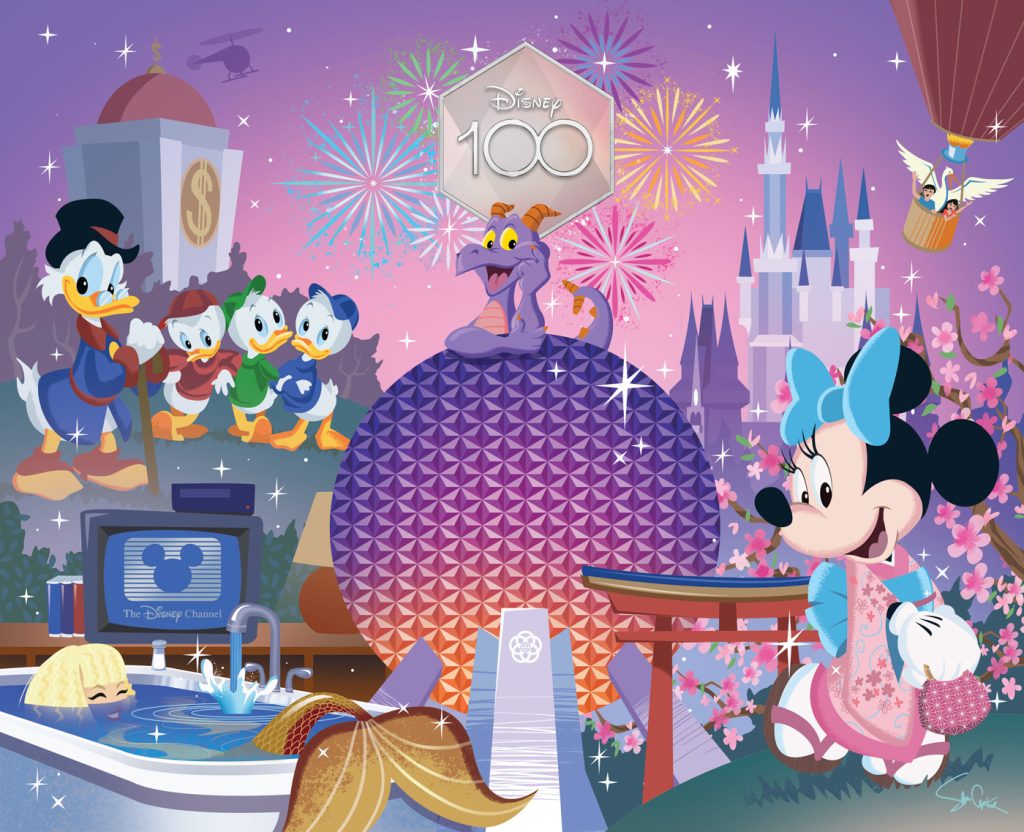 Disneys 100 Years Captured in Stunning Art - Sam's Disney Diary