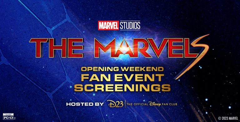 The Marvels Opening Weekend Fan Events at The El Capitan Theatre - D23