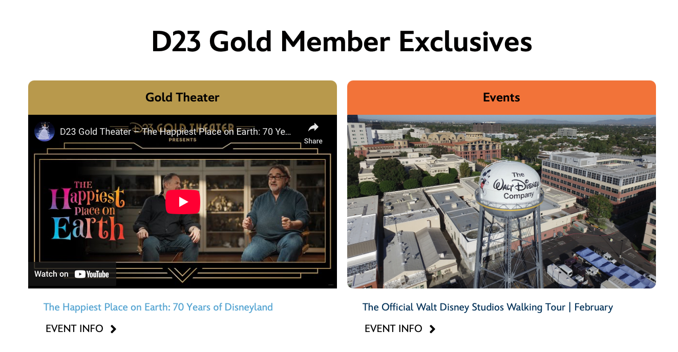Homepage | Gold Member Exclusive - D23